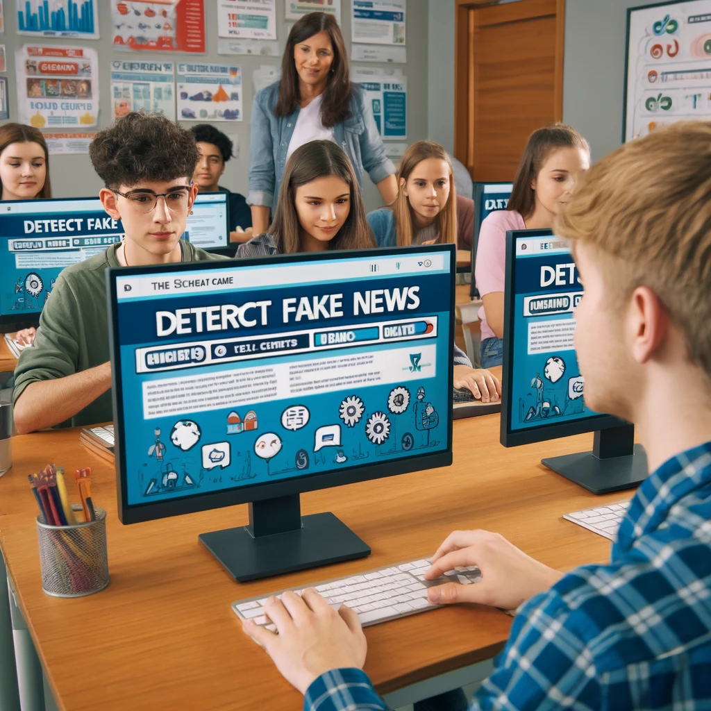 Enhancing Fake News Detection with Educational Games - Quiz solver AI Blog