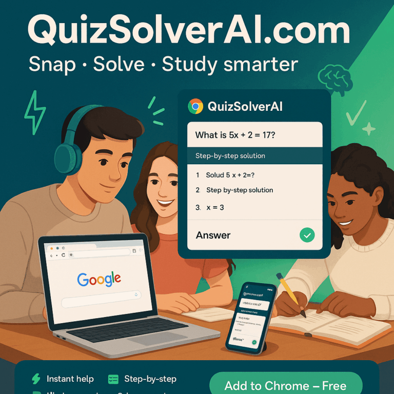 The AI Homework Solver and Quiz Solver Students Use to Learn Faster - Quiz solver AI Blog